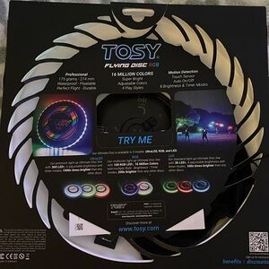 Toys | Brand New Tosy Flying Disc Super Bright Rechargeable Flying Disc ...